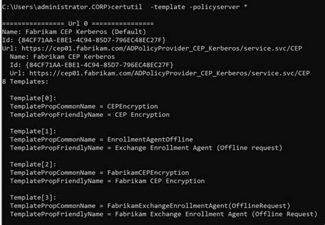 Performing A Functional Test For The Certificate Enrollment Policy Web