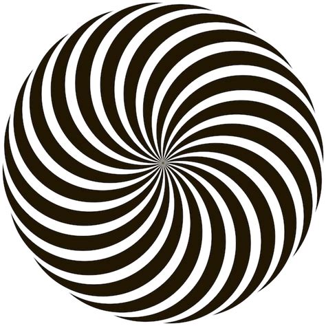 Premium Vector Spiral Circular Pattern Lollipop Twisted Rays