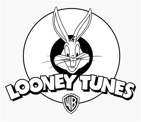 Black And White Outline Bugs Bunny