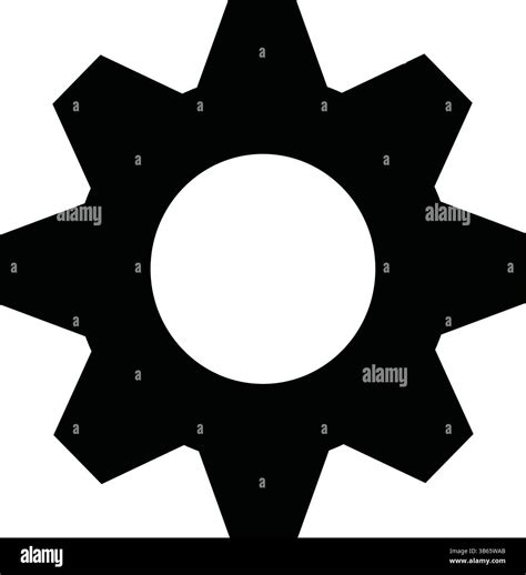 User Gear Icon Simple Stock Vector Images Alamy