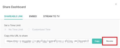 how to share a dashboard using the shareable link function mspbots ai