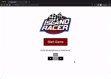 Github Ykztenoks Lab Js Dom Racecar