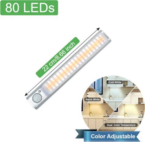 Tlvx Led Lamp Beweging Sensor Kast Trap Garage Schuur Keuken Draadloos