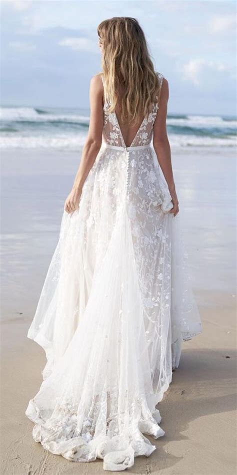 Destination Wedding Dresses For Your Perfect Wedding Boho Wedding Dress Lace Beach Wedding