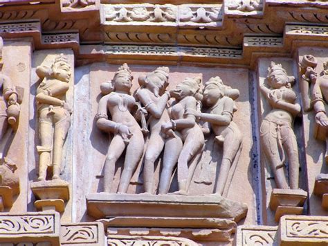Premium Photo Fragment Of Ancient Bas Relief At Famous Erotic Temple In Khajuraho India