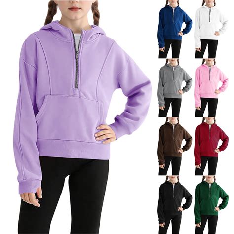 Ashirexll Zip Up Hoodie Girls Hoodies Pullover Girls Medium And Large