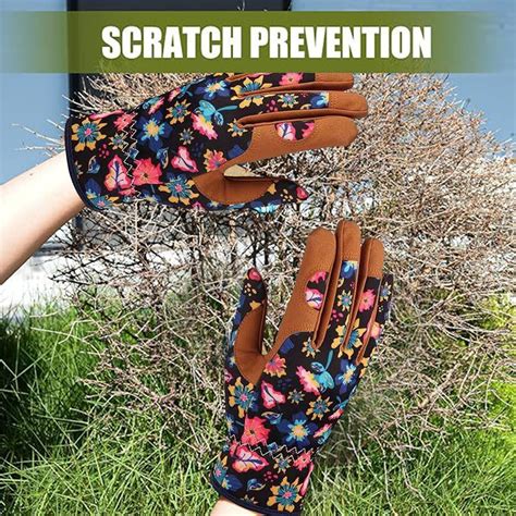 Adzgya Gloves Gardening Gloves For Women Leather Garden Gloves Thorn