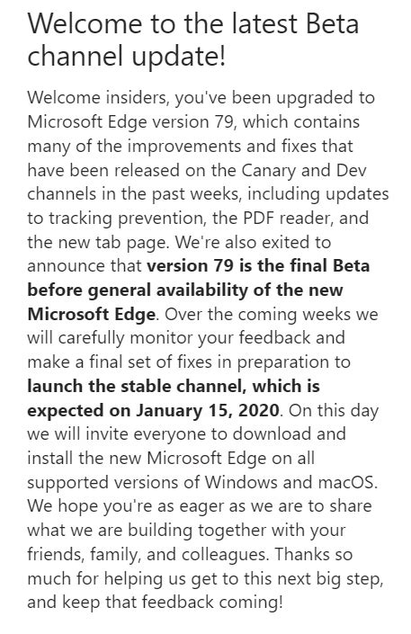 Introducing Microsoft Edge Beta Be One Of The First To Try It Now Page Windows Forums