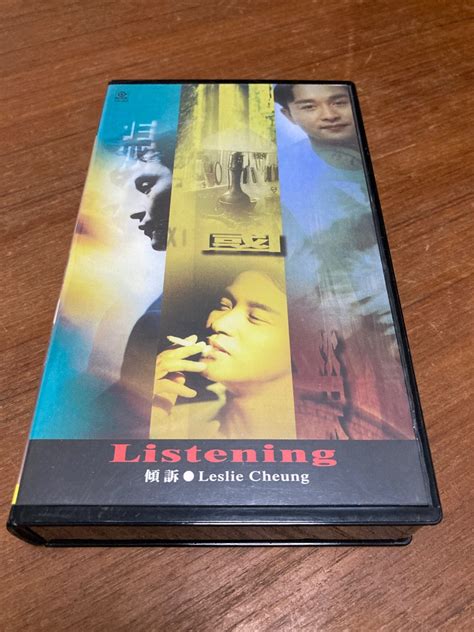 1998罕有日本滾石唱片製作張國榮音樂錄影帶 Mv Mtv 音樂視頻特輯”傾訴”listening Vhs 哥哥 興趣及遊戲 音樂、樂器 And 配件 音樂與媒體 Cd 及 Dvd