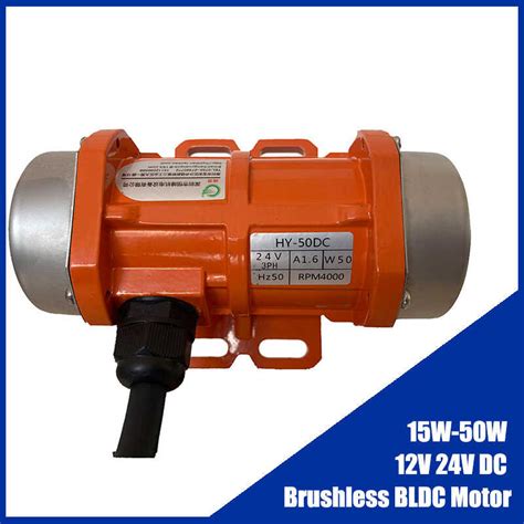 15w 50w 12v 24v Dc Brushless Bldc Motor Electric Vibration Engine Concrete Vibrator High