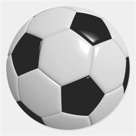 Soccer Ball Classic Round Sticker Artofit