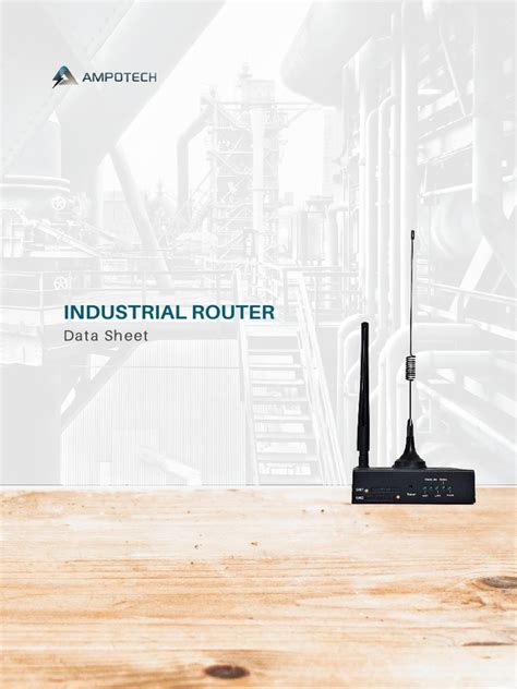 Ampotech Industrial Router Data Sheet 1 1 Pdf Wi Fi