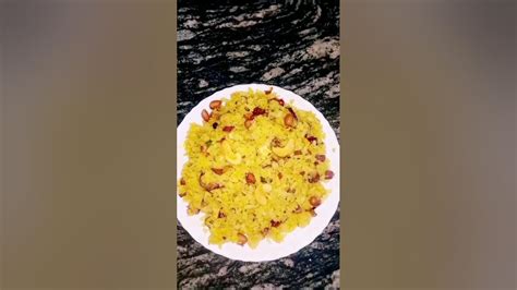 Poha Pulao Recipe Chirer Pulao Bengali Style Poha Shorts Viralvideo Amazing Kitchen
