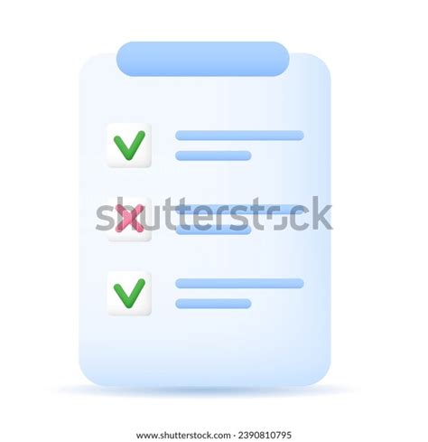 Check List Document Check Mark Assignment Stock Vector Royalty Free Shutterstock