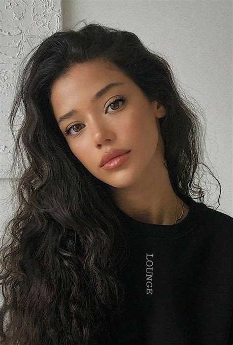 Dauerwellen Haar Schöne Nase Augen Fotografie