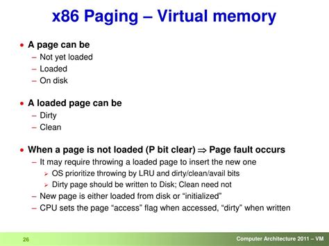 Ppt Computer Architecture Virtual Memory Powerpoint Presentation
