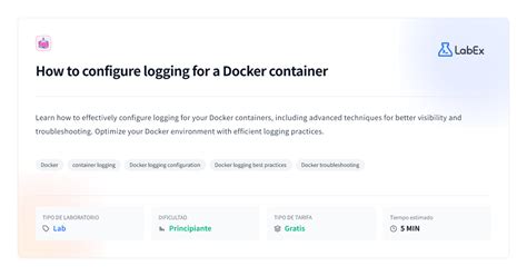 Configuración De Registración Para Contenedores Docker Labex
