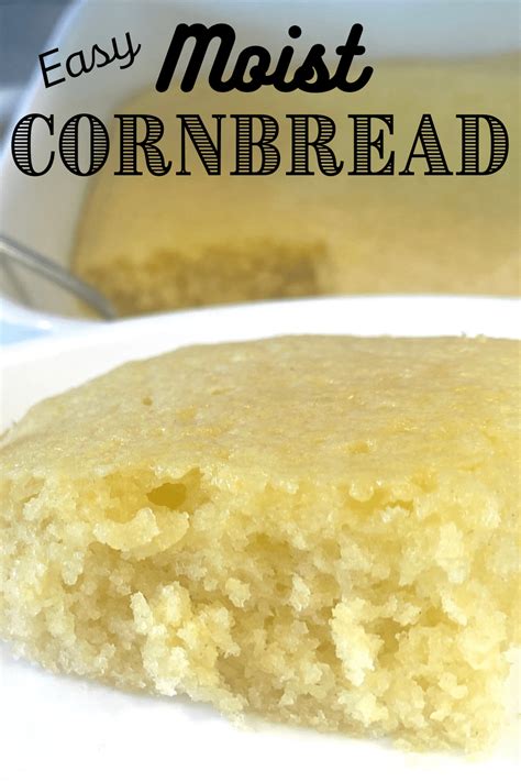 Moist Cornbread Recipe The Best Sweet Homemade Corn Bread