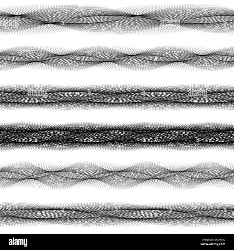 Fractal Page Text Divider Line Set Stock Vector Image And Art Alamy