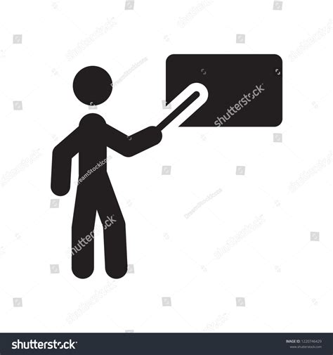 Man Pointing Icon Trendy Man Pointing Stock Vector Royalty Free 1220746429 Shutterstock