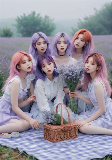 Photo Of A 6 Member Kpop Girl Group By Aeoni Playground