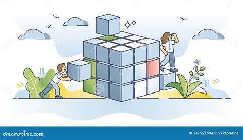 OLAP Data Cube Database And Server Room Background Stock Photography CartoonDealer