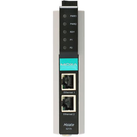 MGate Serie Moxa Modbus RTU ASCII TCP zu BACnet IP Gateways mit x RJ Anschlüssen BellEquip
