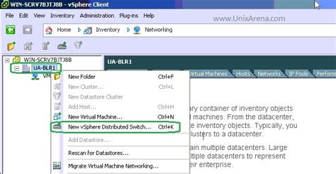 How To Create A Vsphere Distributed Switch And Port Group Unixarena