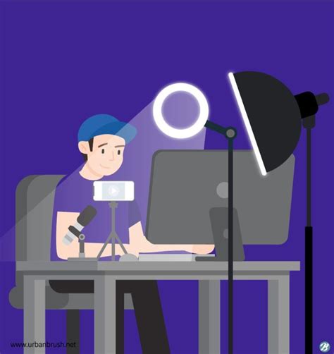 유튜브 방송 일러스트 Ai 다운로드 Download Youtube Broadcast Vector 어반브러시