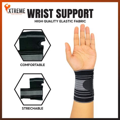 Wrist Support Brace Elastic Compression Sleeve For Gym Sports Workout