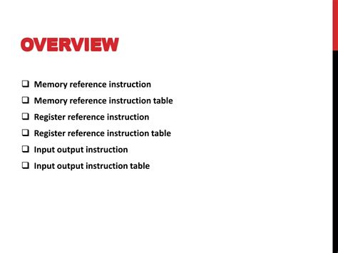 Computer Instruction Set Ppt Free Download