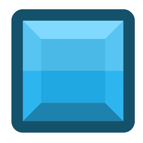 Diamond Square 06 04 Blue Outlined Free Vector Icons On