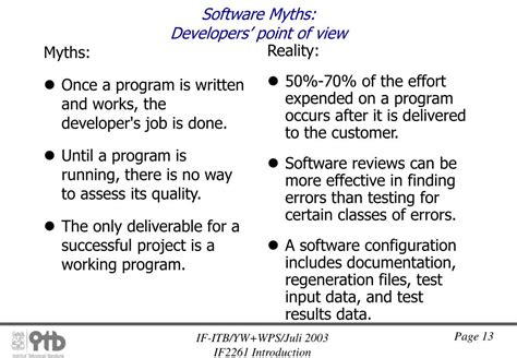 Ppt If2261 Software Engineering Powerpoint Presentation Free