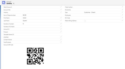 Generate Qr Codes For Salesforce Object Techdicer