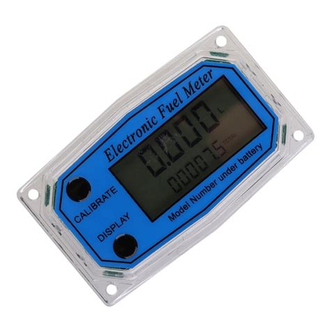 Digital Turbine Flow Meter Digital Lcd Display Oil Grandado
