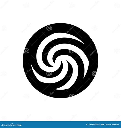 Vortex Icon Simple Vector Illustration Stock Vector Illustration Of