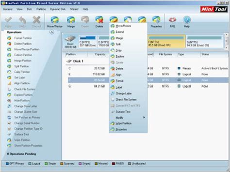 professional server partition magic for server 2008