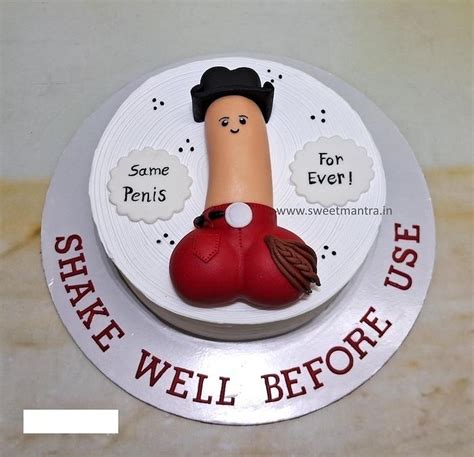 Naughty Penis Cake For Bachelorette Decorated Cake By CakesDecor