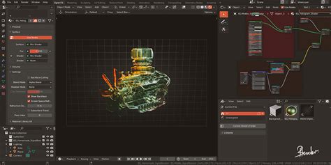 Egrets Hologram Shader Blender Market