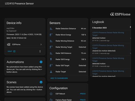 Diy Presence Sensor With Hlk Ld2410 And Esphome Smarthomescene