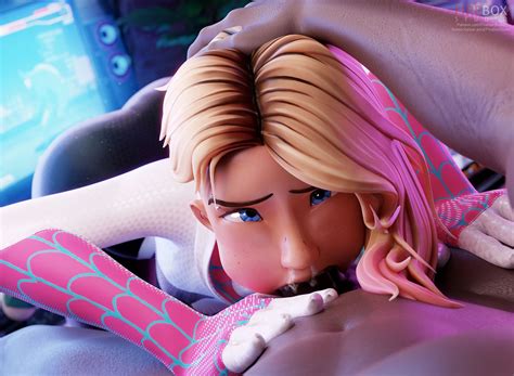 Miles Morales And Spider Gwen Oral Huge Cock Sex Sucking Oral Sex