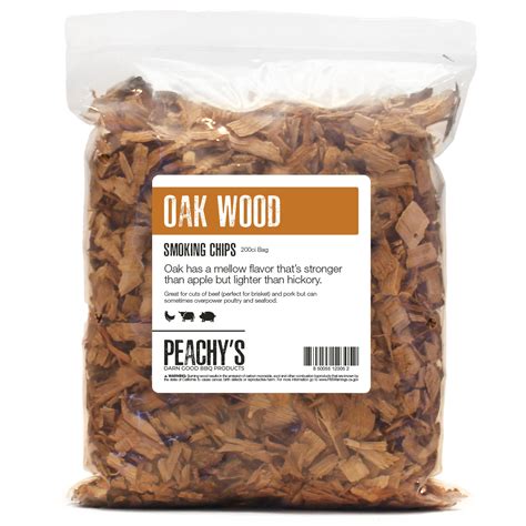 Oak Chips 200ci Bag Of Premium Smoking Woods By Peachys Outdoor Home