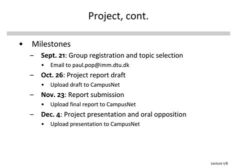 Safety Critical Embedded Systems Course Ppt