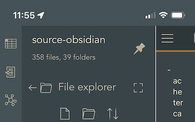 How Do You Close The Left Panel On IOS Help Obsidian Forum