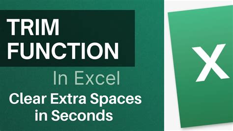 How To Remove Spaces In Text In Excel Using Trim Function Urduhindi Youtube