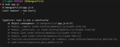 Mongoose Schema Hasnt Been Registered For Model User Geeksforgeeks