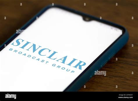 In This Photo Illustration The Sinclair Broadcast Group Logo Seen