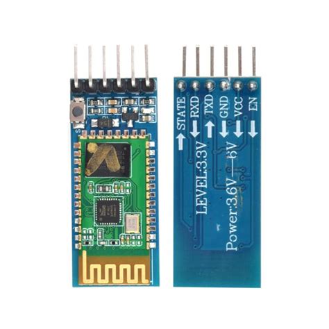 Hc 05 Master Slave 6pin Anti Reverse Integrated Bluetooth Expansion Serial Pass Through Module