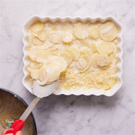 Cheesy Parsnip Gratin Pinch Of Nom