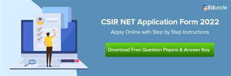 Csir Net Application Form 2022 Out Steps To Apply Online